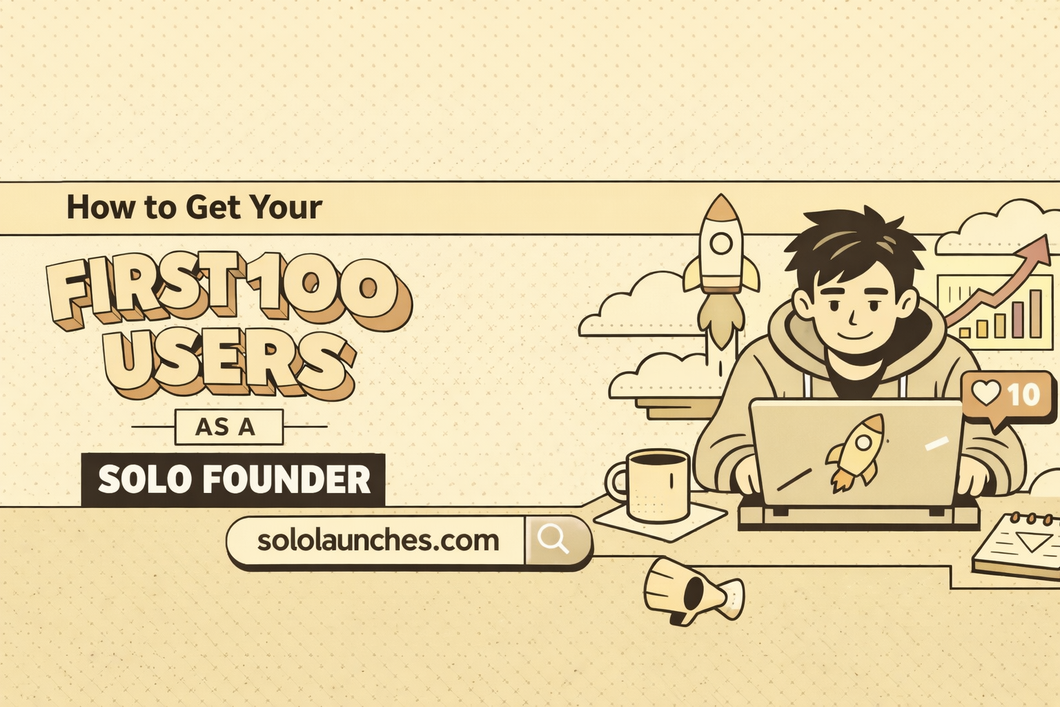 How to Get Your First 100 Users as a Solo Founder | Solo Launches